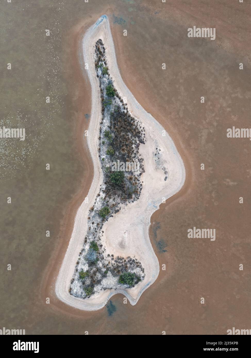 Island in the ocean remind the shape of something based on your ...