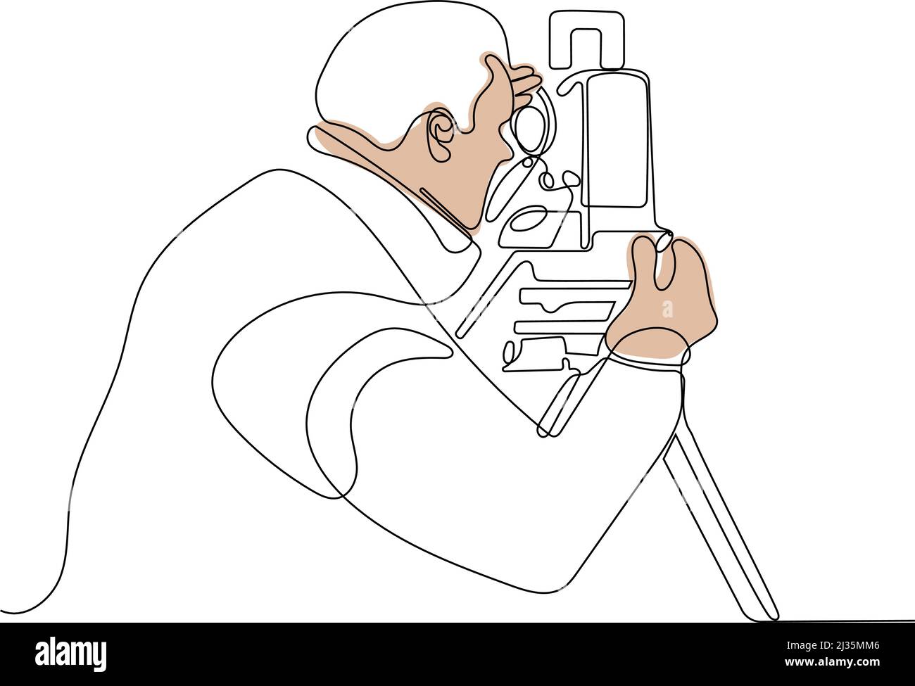 Geodetic engineer surveyor Stock Vector Images - Alamy