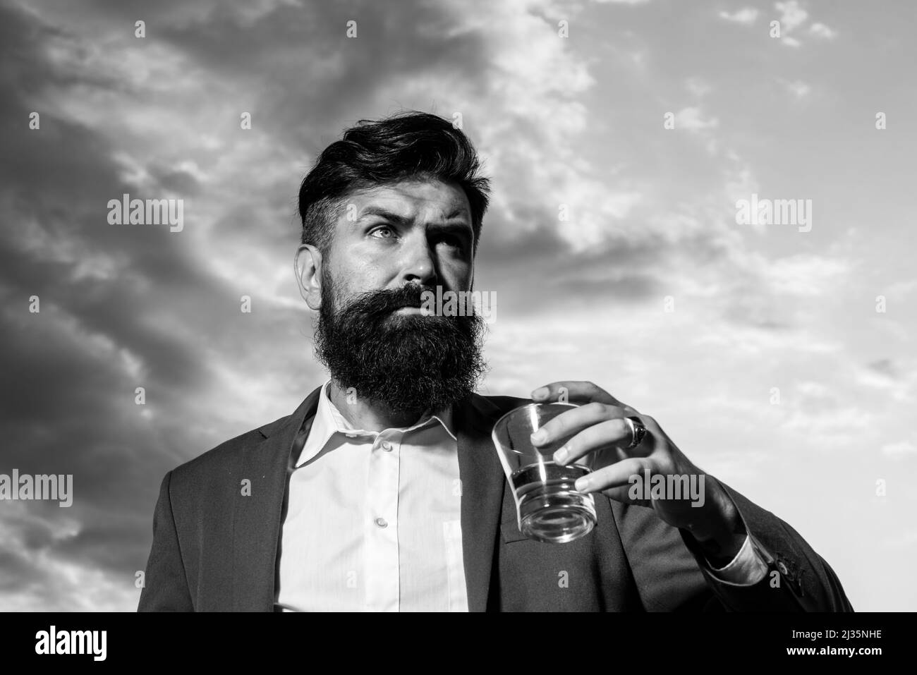 Rich whisky Black and White Stock Photos & Images - Alamy
