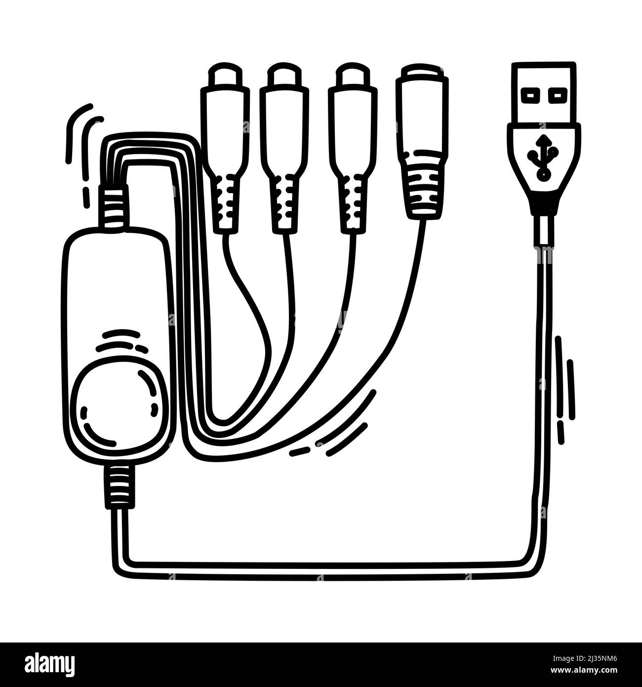 Analog to digital converter Stock Vector Images - Alamy