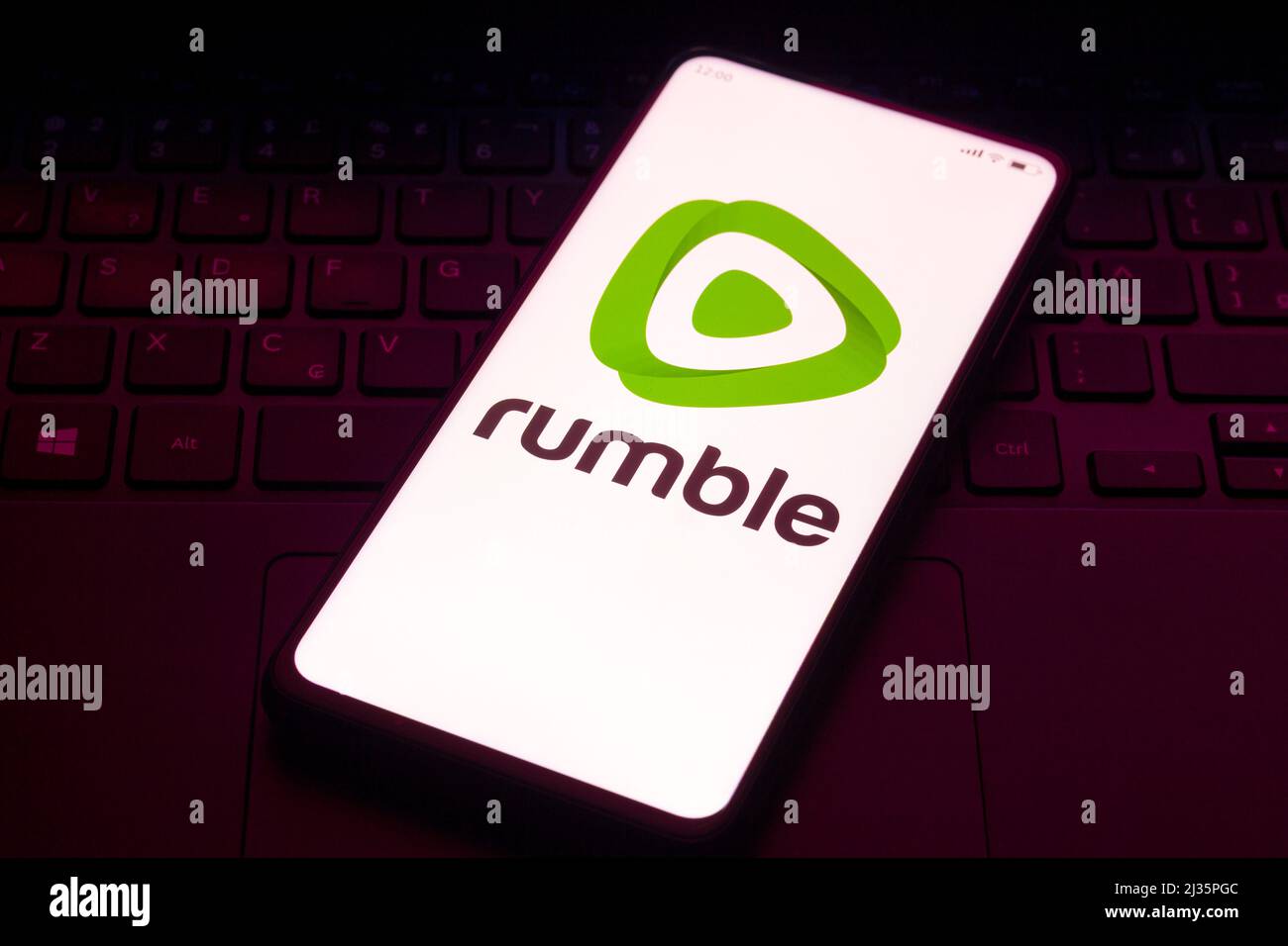 Rumble logo hi-res stock photography and images - Alamy