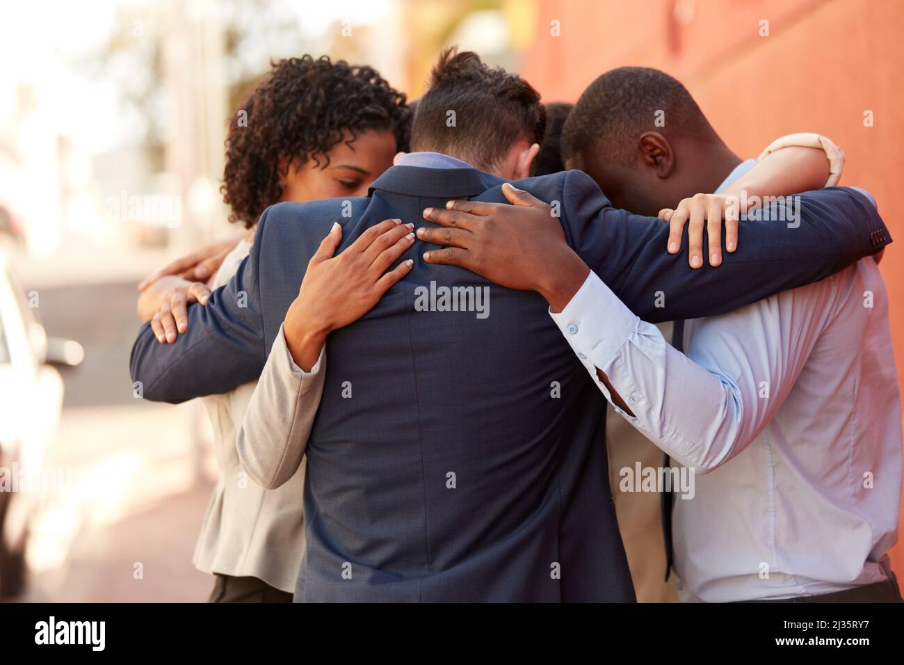 We draw support and motivation from each other. Shot of a group of ...