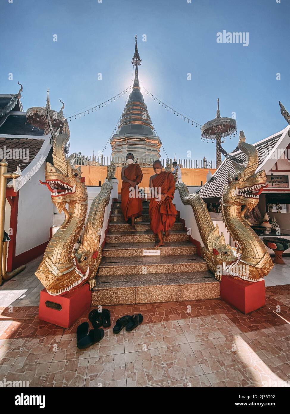 Wat phrathat doi kham temple hi-res stock photography and images - Alamy