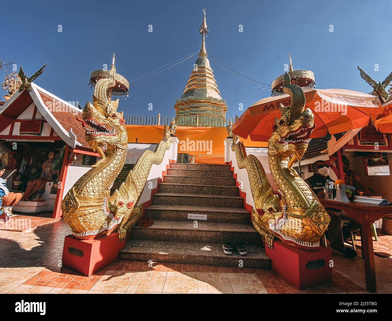 Wat phrathat doi kham temple hi-res stock photography and images - Alamy