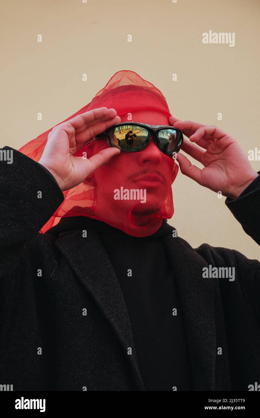 Man fighter wearing face mask hi-res stock photography and images - Alamy