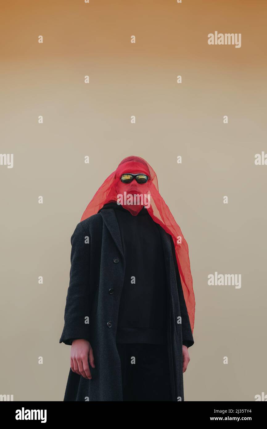 Man fighter wearing face mask hi-res stock photography and images - Alamy
