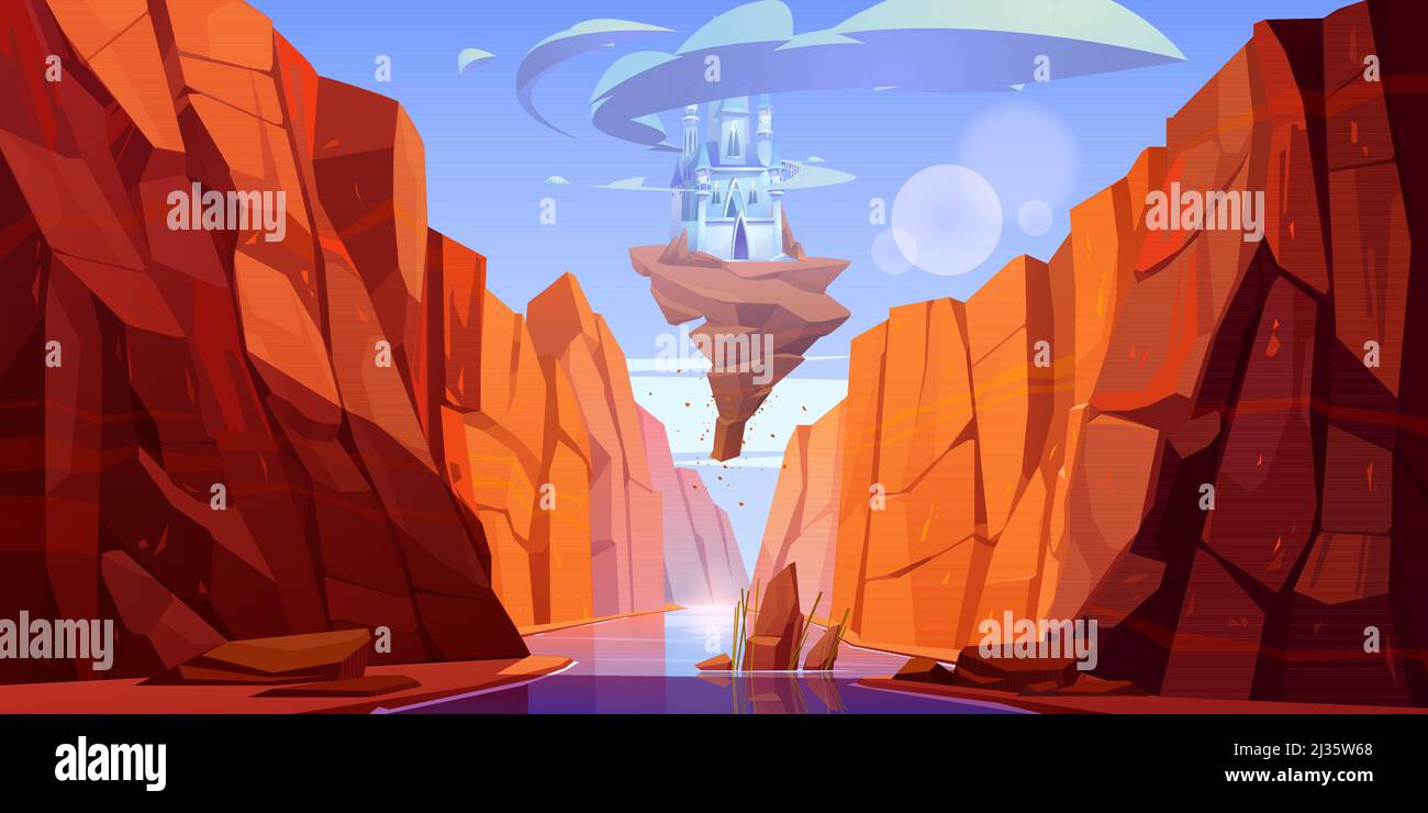 Stream in gorge Stock Vector Images - Alamy