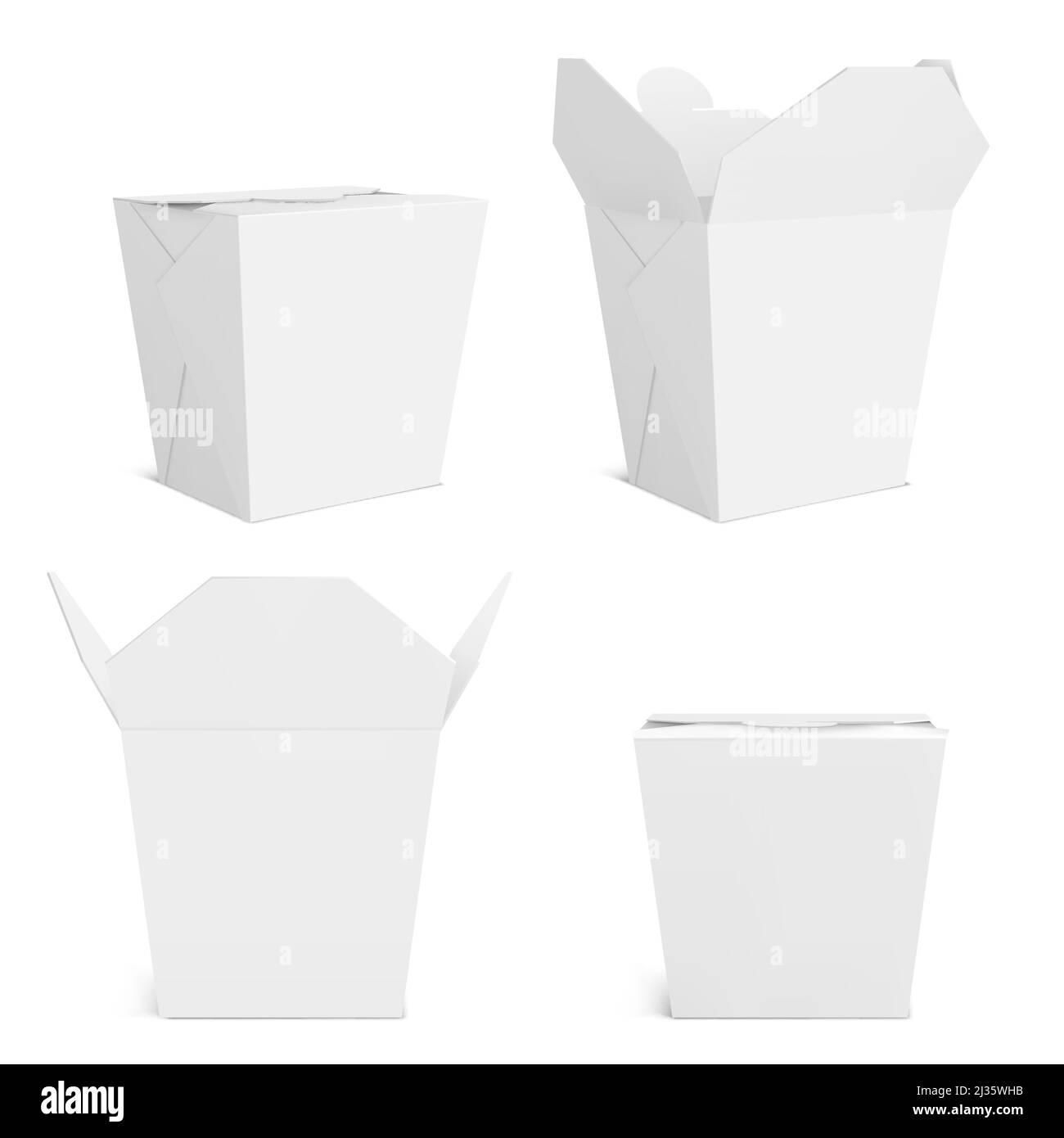 Blank Chinese Food Box