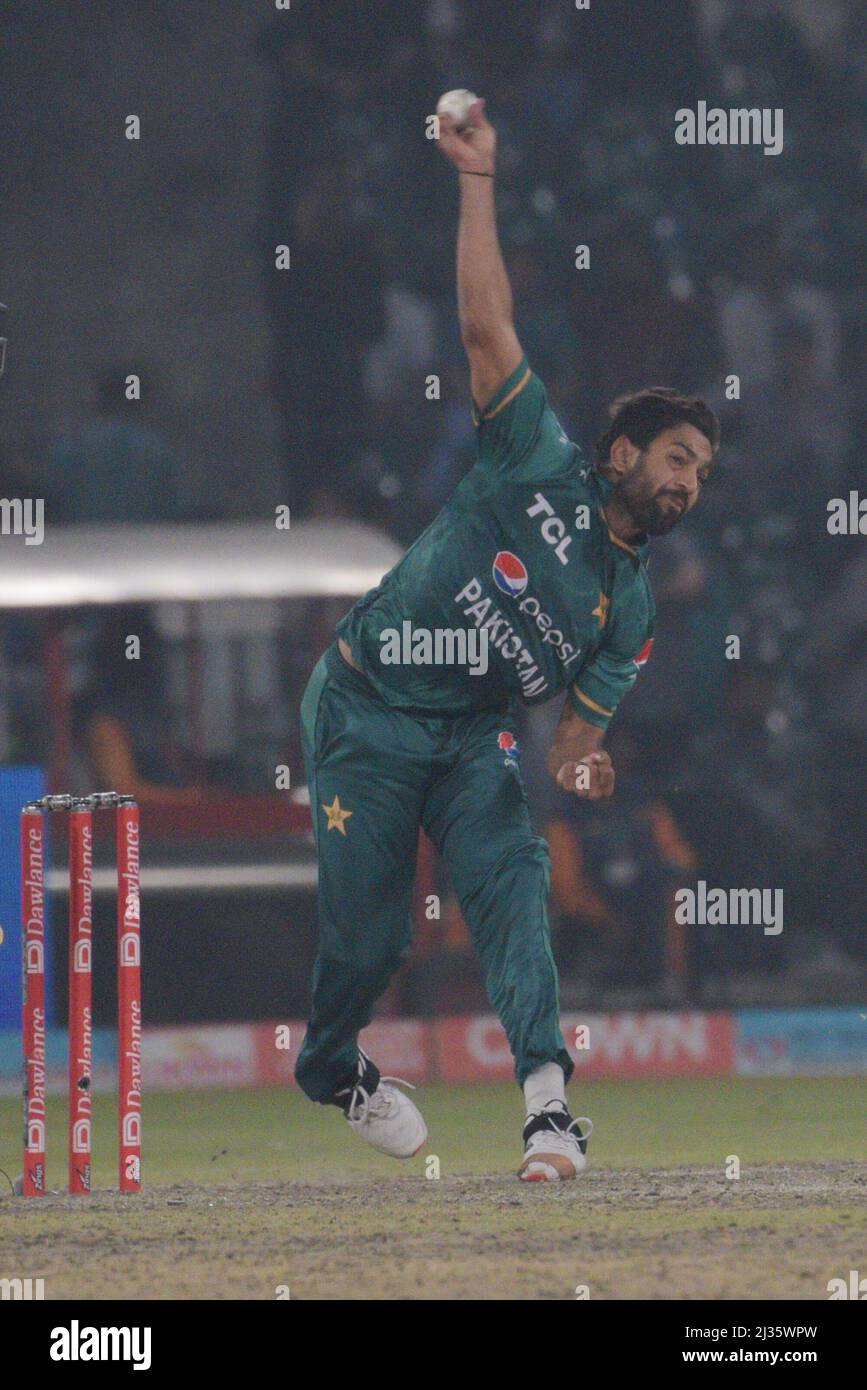 A view the Twenty20 international cricket match between Pakistan and ...