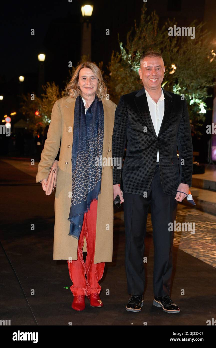 Rome, Italy - 05 Apr 2022Ivan Cotroneo (R) and Monica Rametta (L ...