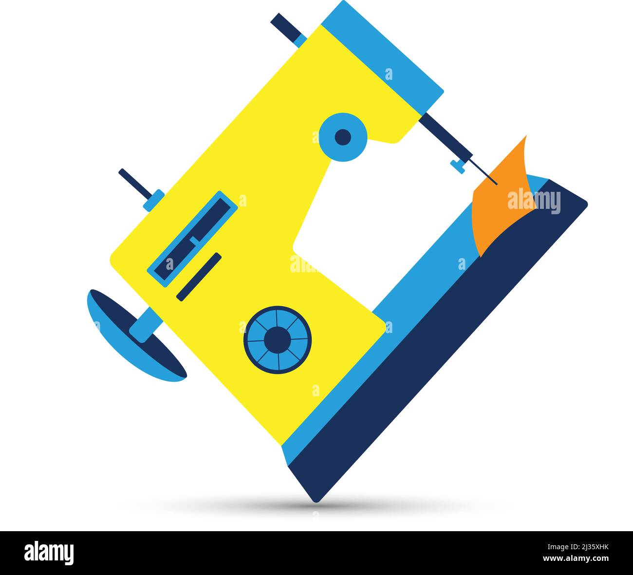 Machine yarn Stock Vector Images - Alamy