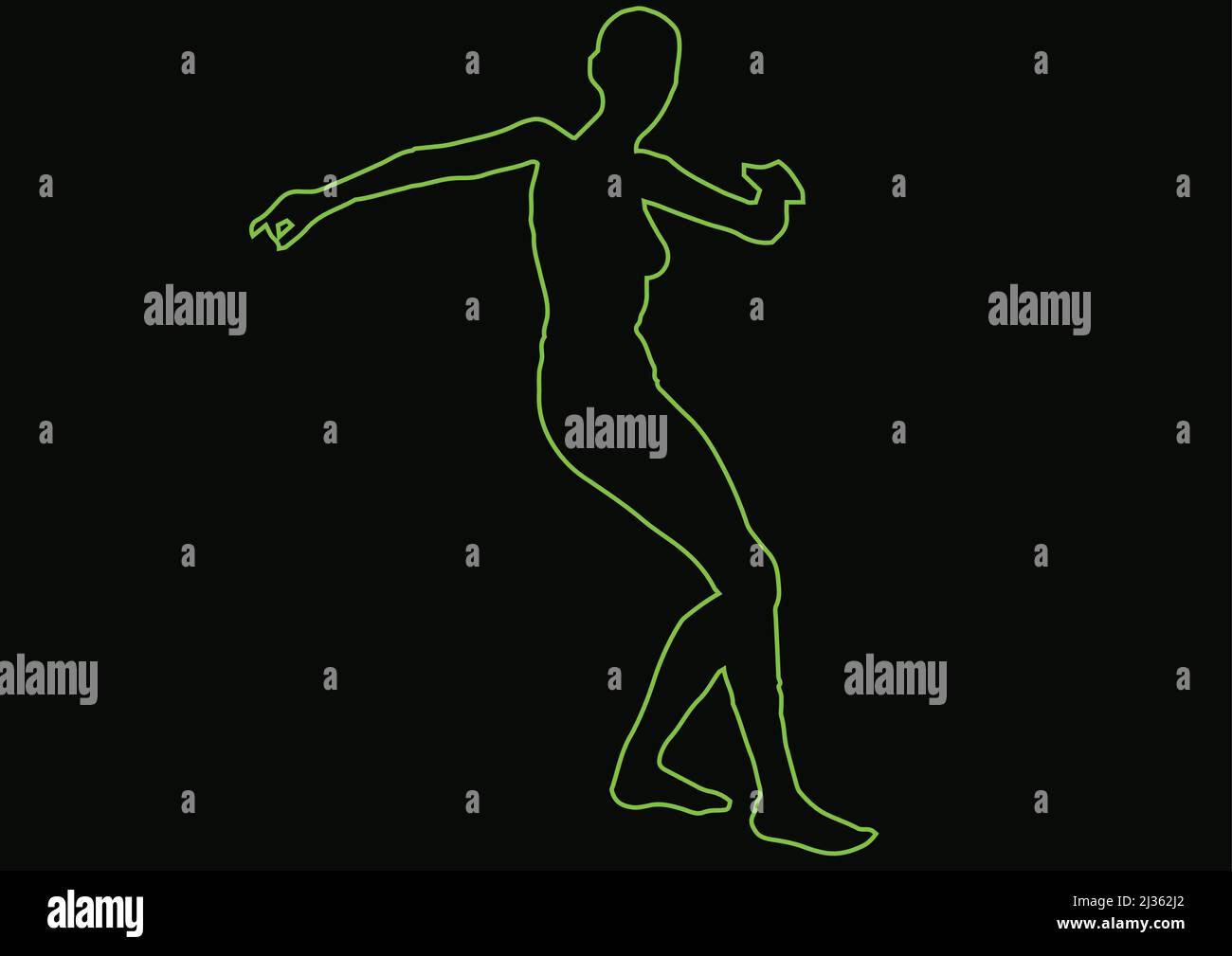 illustration of black and white shadow of a young men and women dancing ...