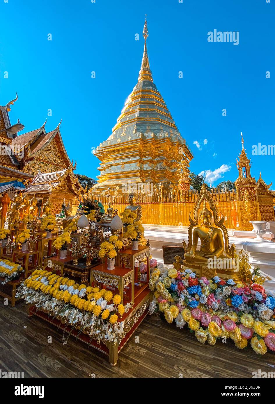 Wat phra that doi suthep aerial hi-res stock photography and images - Alamy