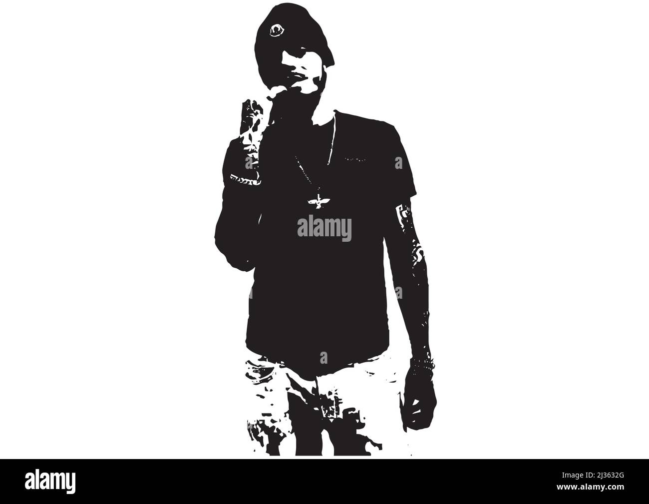 Young boy building Stock Vector Images - Alamy