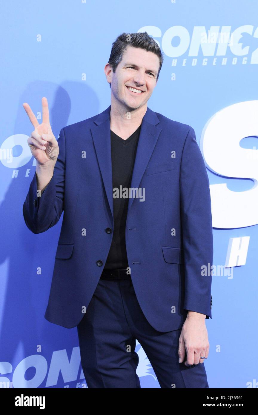 Los Angeles, CA. 5th Apr, 2022. Jeff Fowler at arrivals for SONIC THE ...