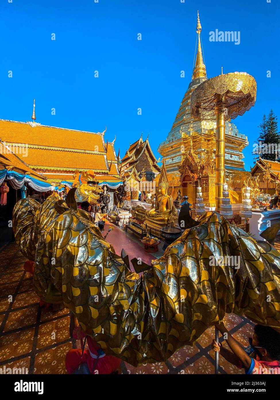 Wat phra that doi suthep aerial hi-res stock photography and images - Alamy