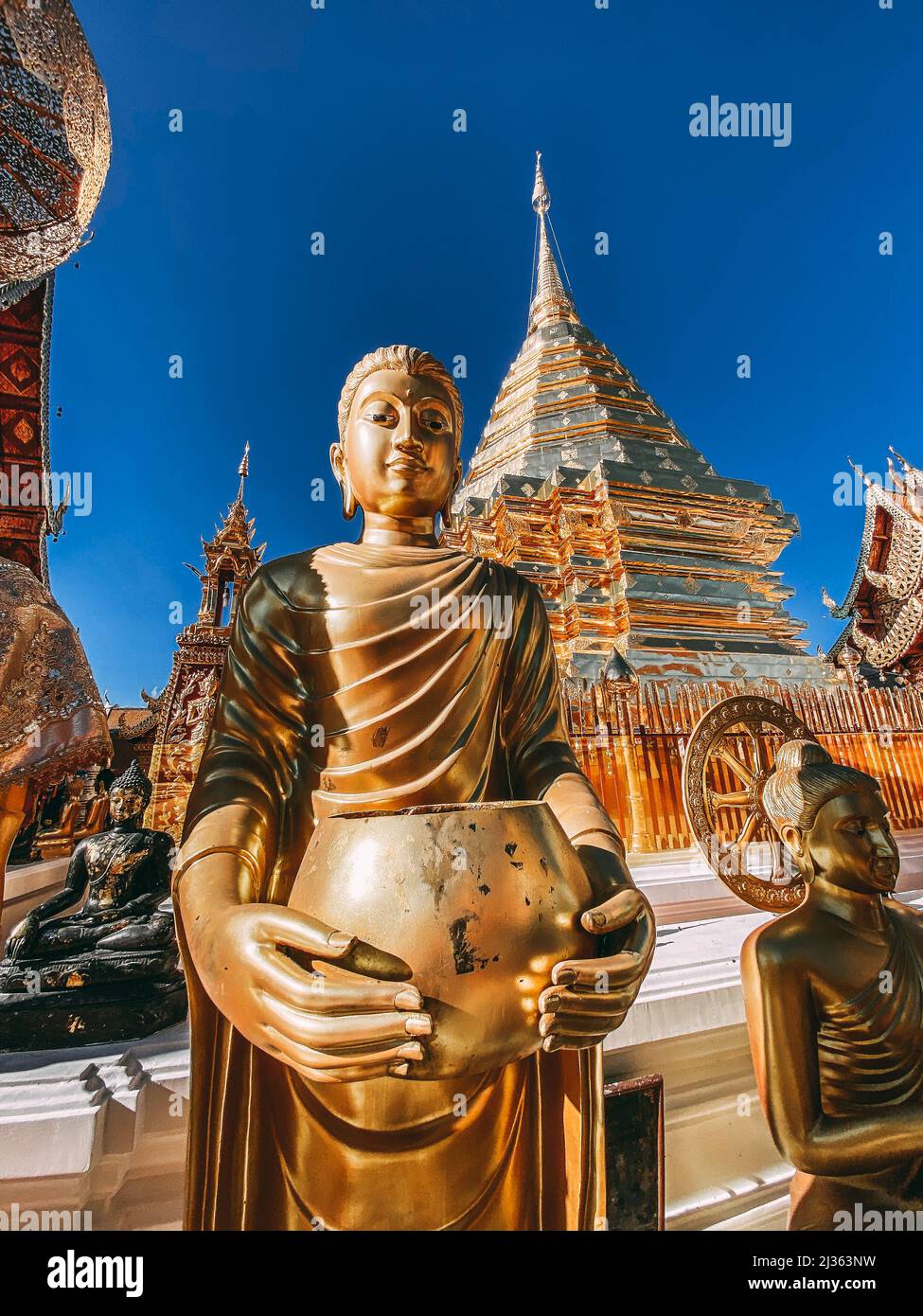 Wat phra that doi suthep aerial hi-res stock photography and images - Alamy