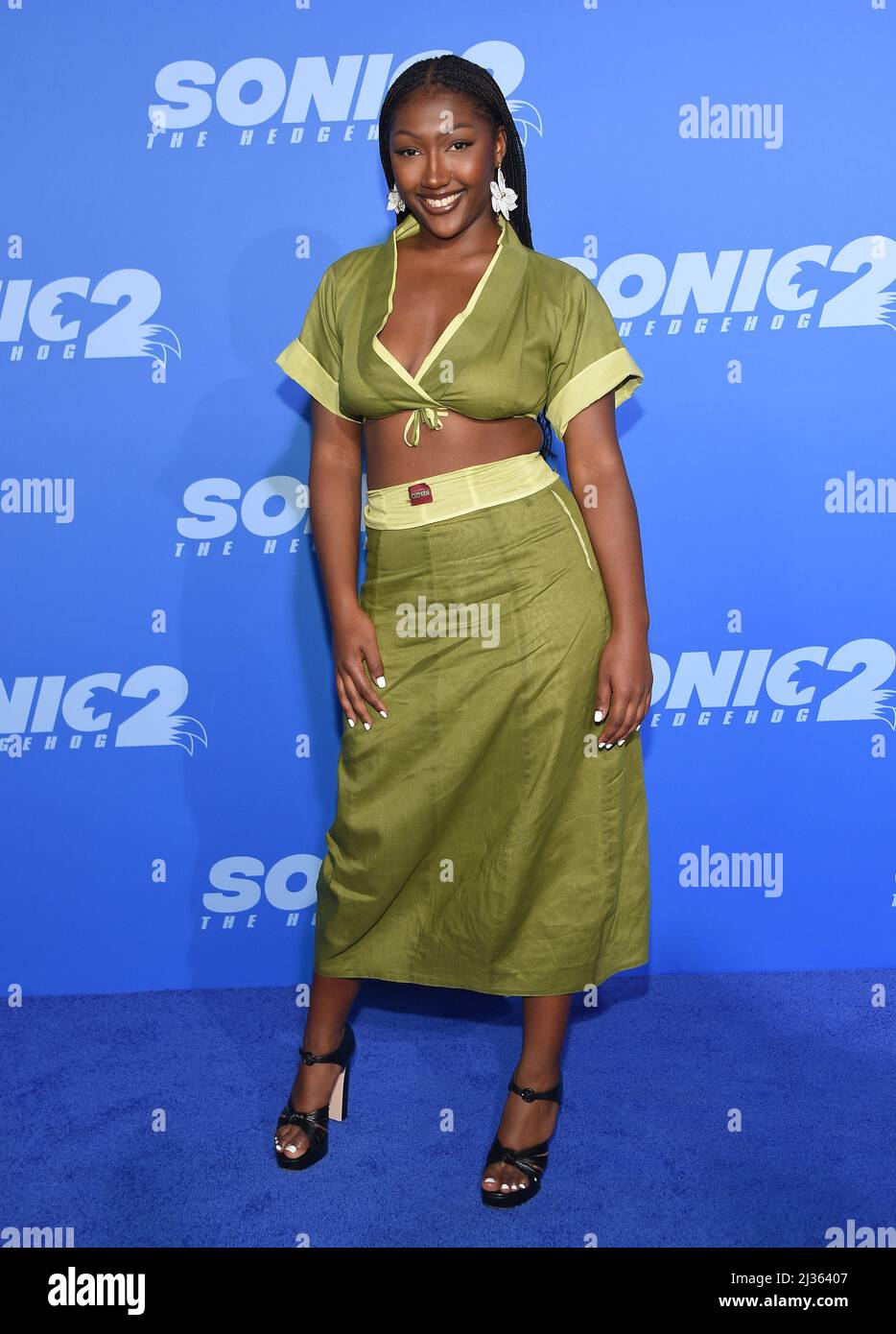 Los Angeles, US, April 05, 2022, Isan Elba arriving to the ‘Sonic the ...