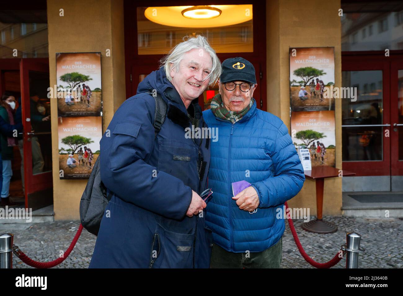 Berlin, Germany. 05th Apr, 2022. Detlev Buck (l) and Dieter Kosslick ...