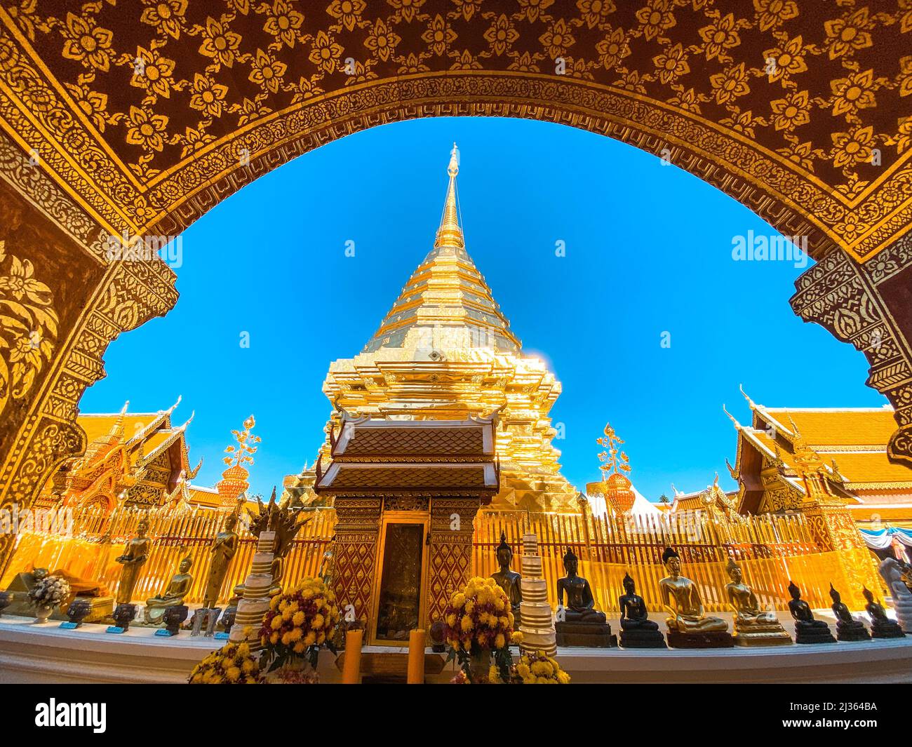 Wat phra that doi suthep aerial hi-res stock photography and images - Alamy
