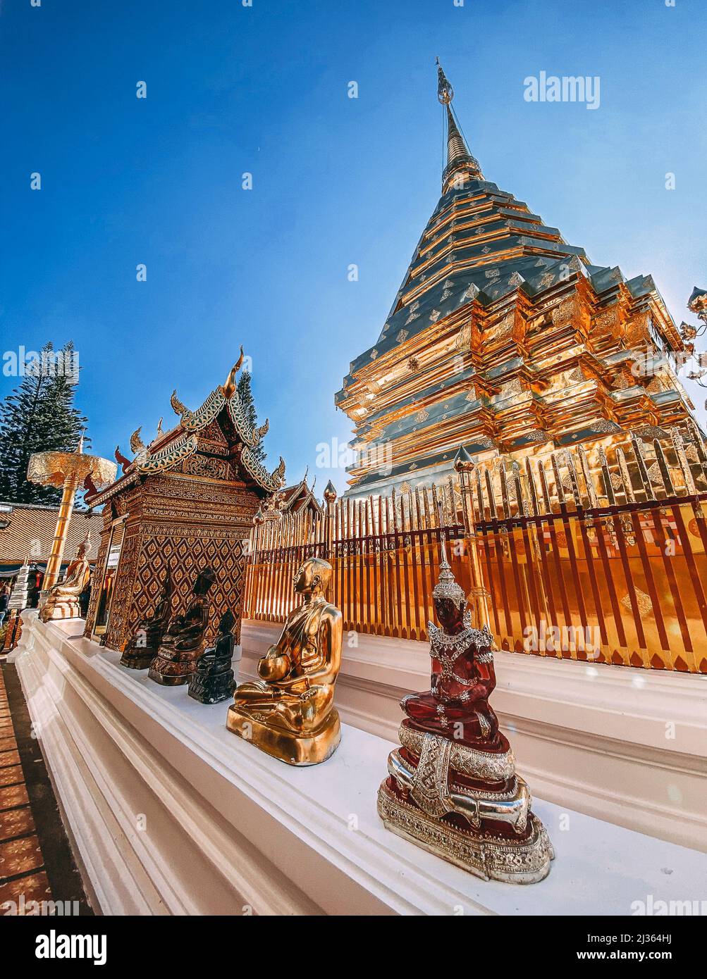 Wat phra that doi suthep aerial hi-res stock photography and images - Alamy