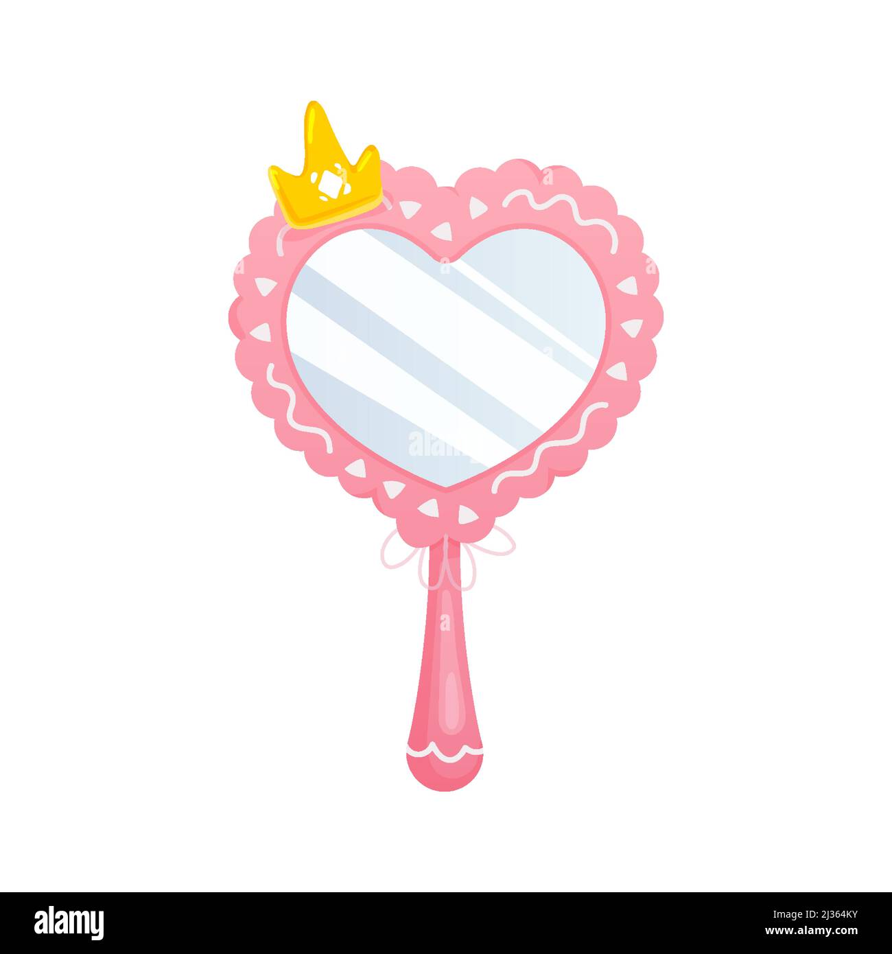 Princess mirror reflection Cut Out Stock Images & Pictures - Alamy
