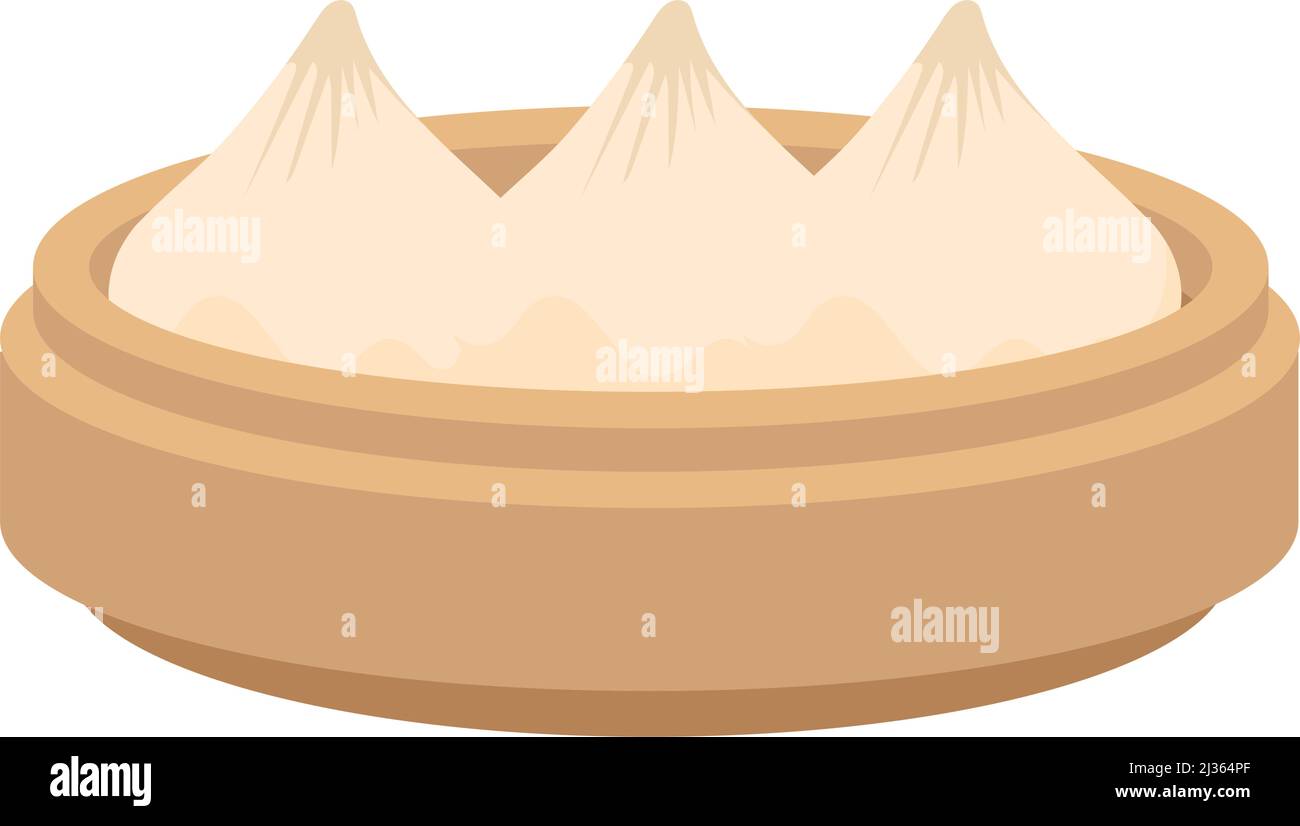 Cute cartoon dumplings vector Cut Out Stock Images & Pictures - Alamy