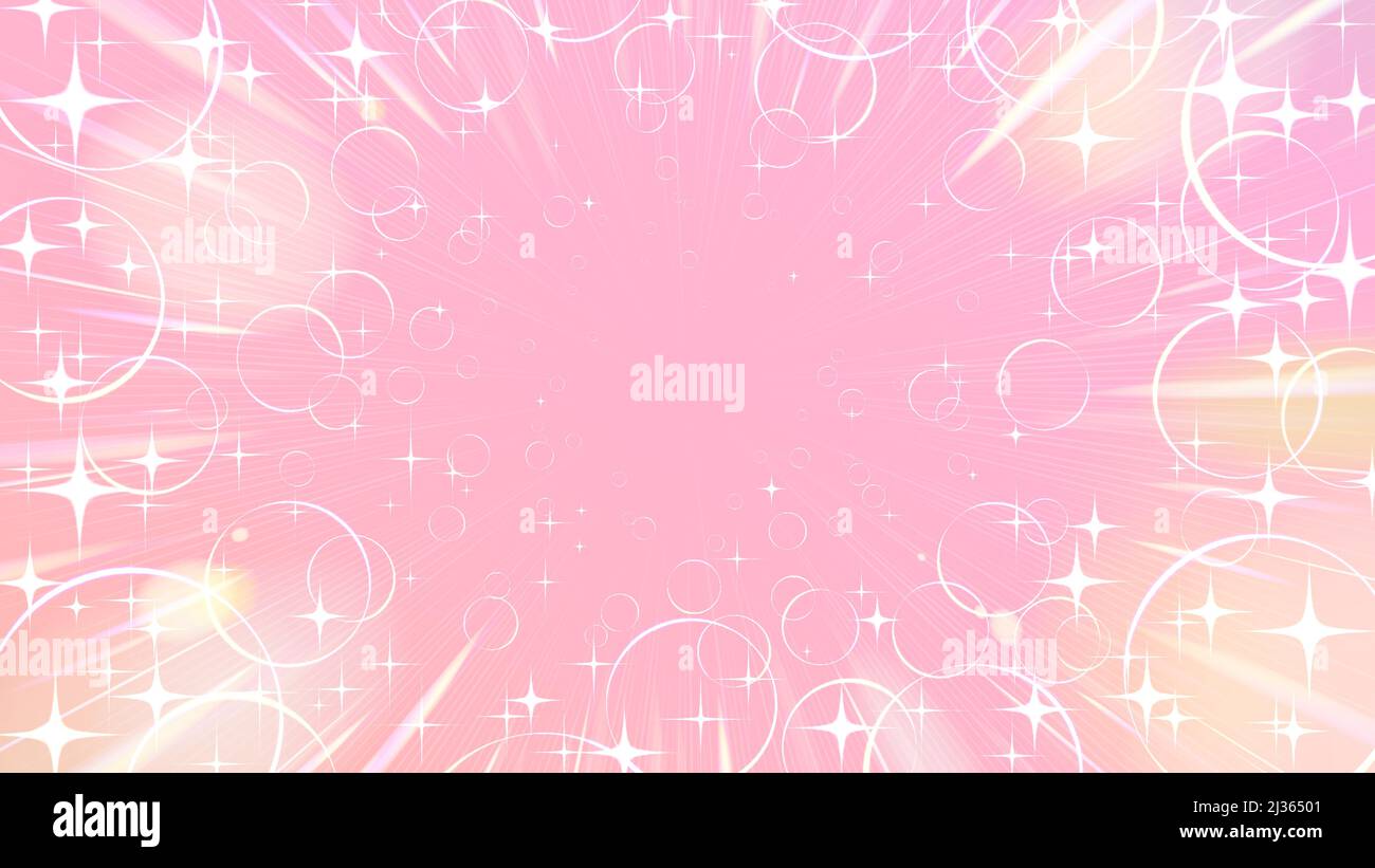 Pink glowing radiation background. Vector data that is easy to edit ...