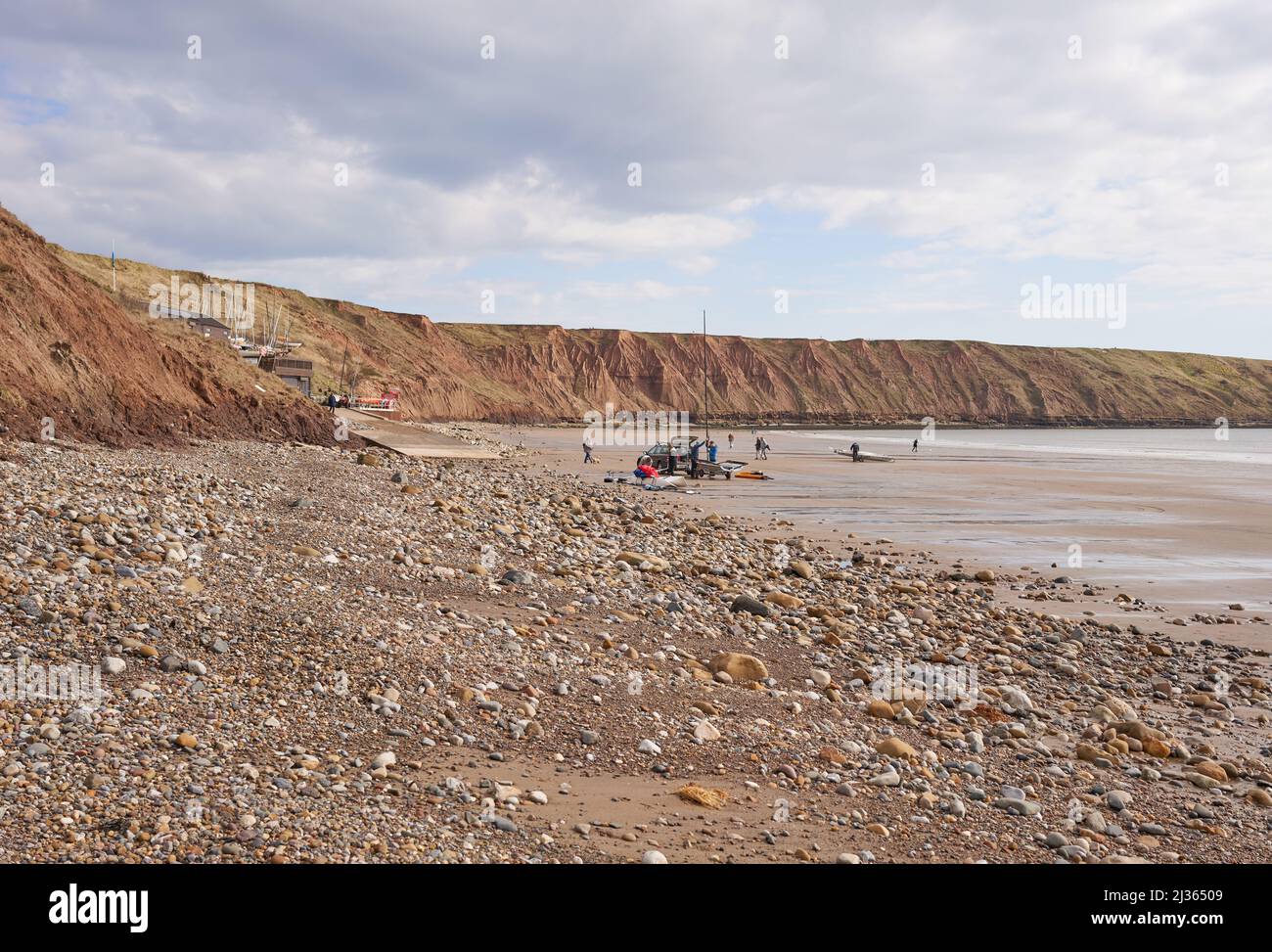 Launching small boat beach hi-res stock photography and images - Alamy