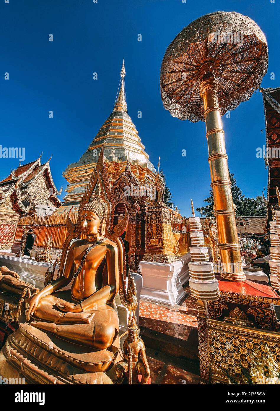 Wat phra that doi suthep aerial hi-res stock photography and images - Alamy