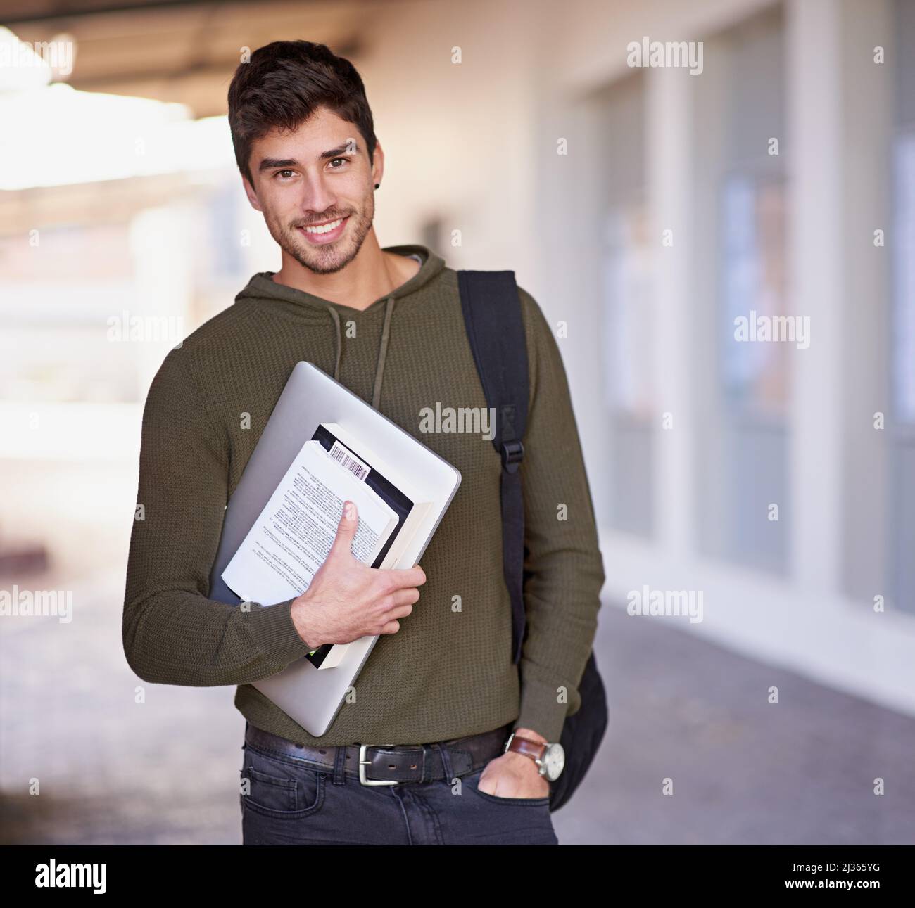 Education is the movement from darkness to light. Cropped portrait of a ...