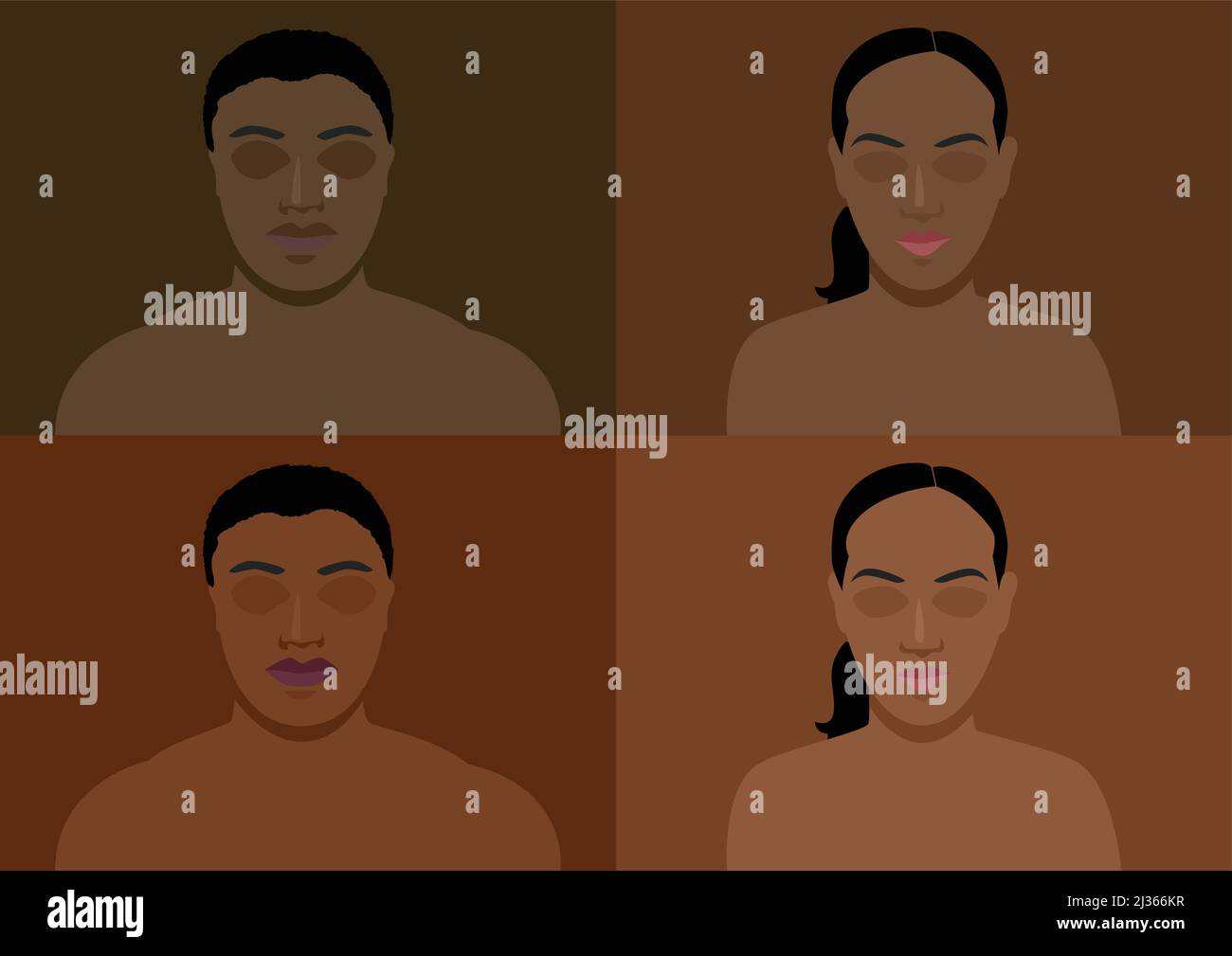 Skin tone for colour palette Stock Vector Image & Art - Alamy