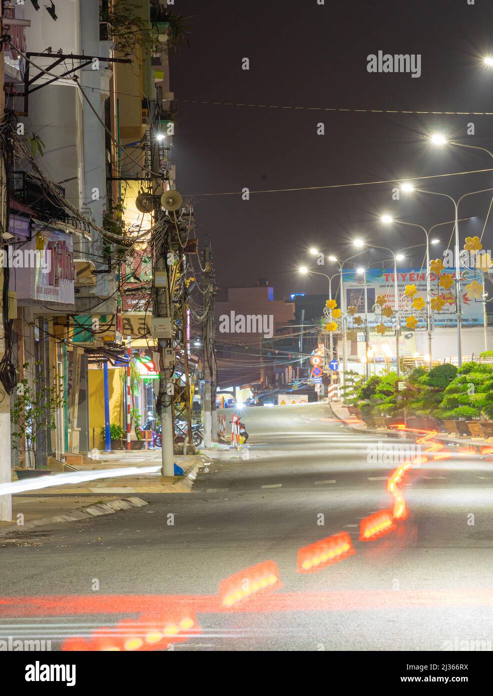 Tien Giang province, Vietnam -12 Mar 2022: View of My Tho city, Tan ...