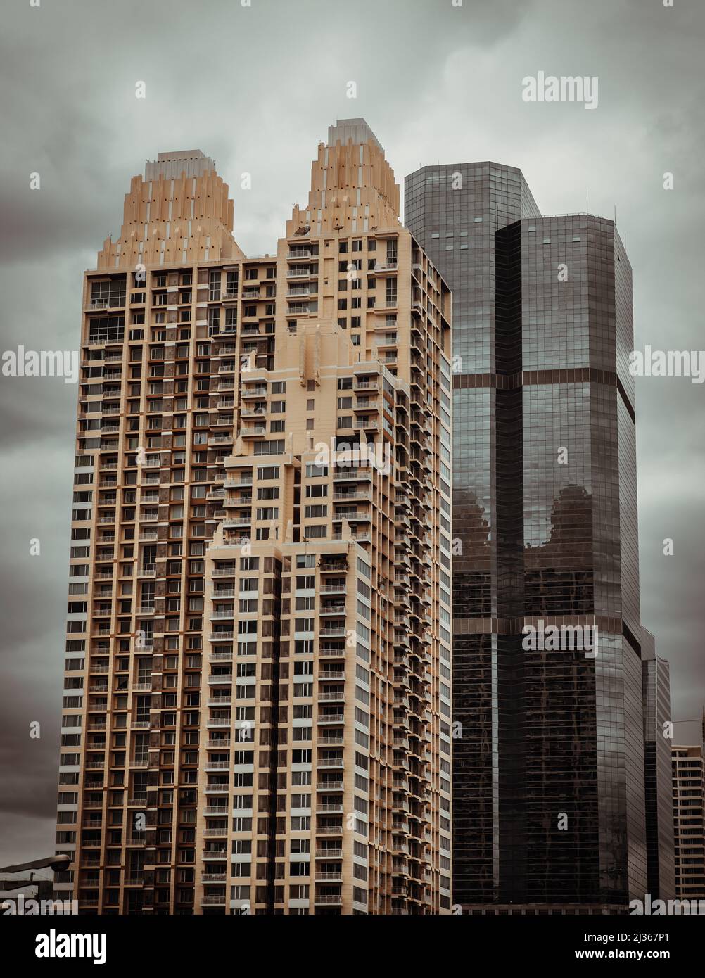 Bangkok, Thailand - Apr 02, 2022 : Architectural view of Overlapping at ...