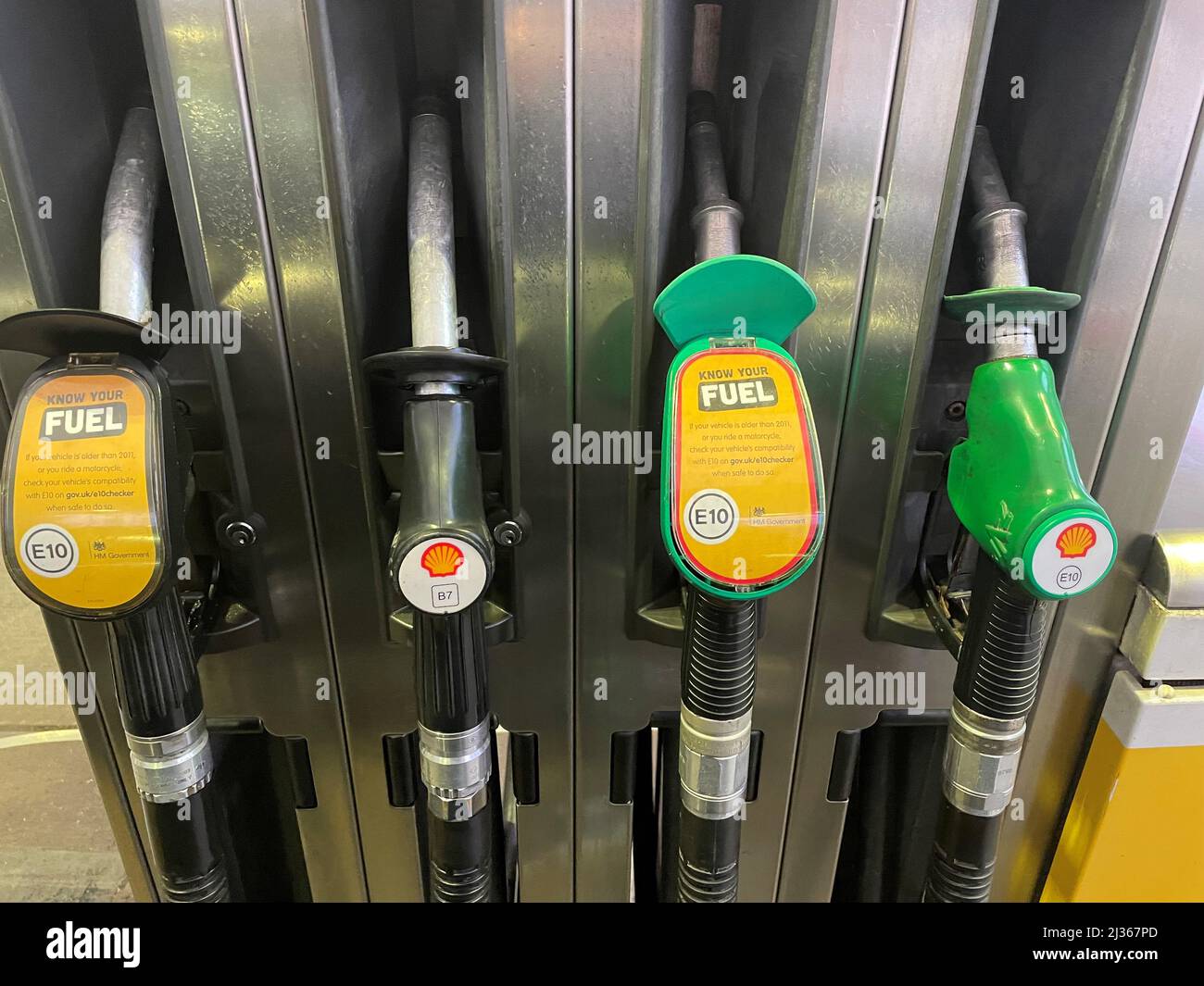 Uk petrol pump e10 hi-res stock photography and images - Alamy
