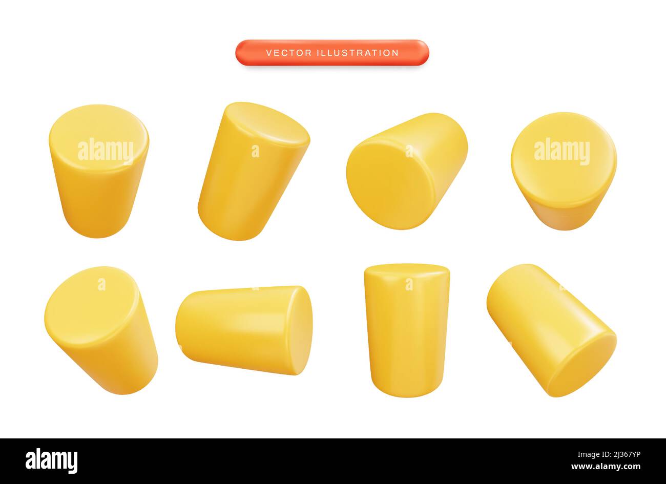 Grey cylinder 3d Cut Out Stock Images & Pictures - Alamy