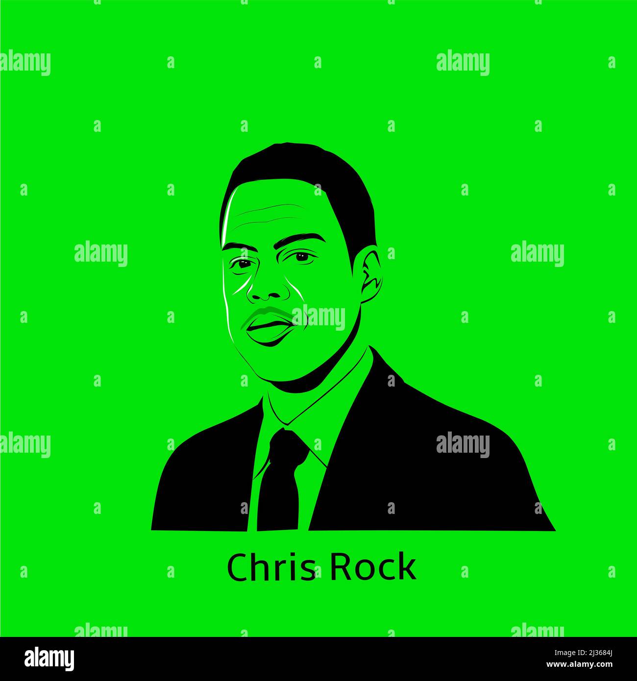 Sketch of Christopher Julius Rock III is an American actor, director ...