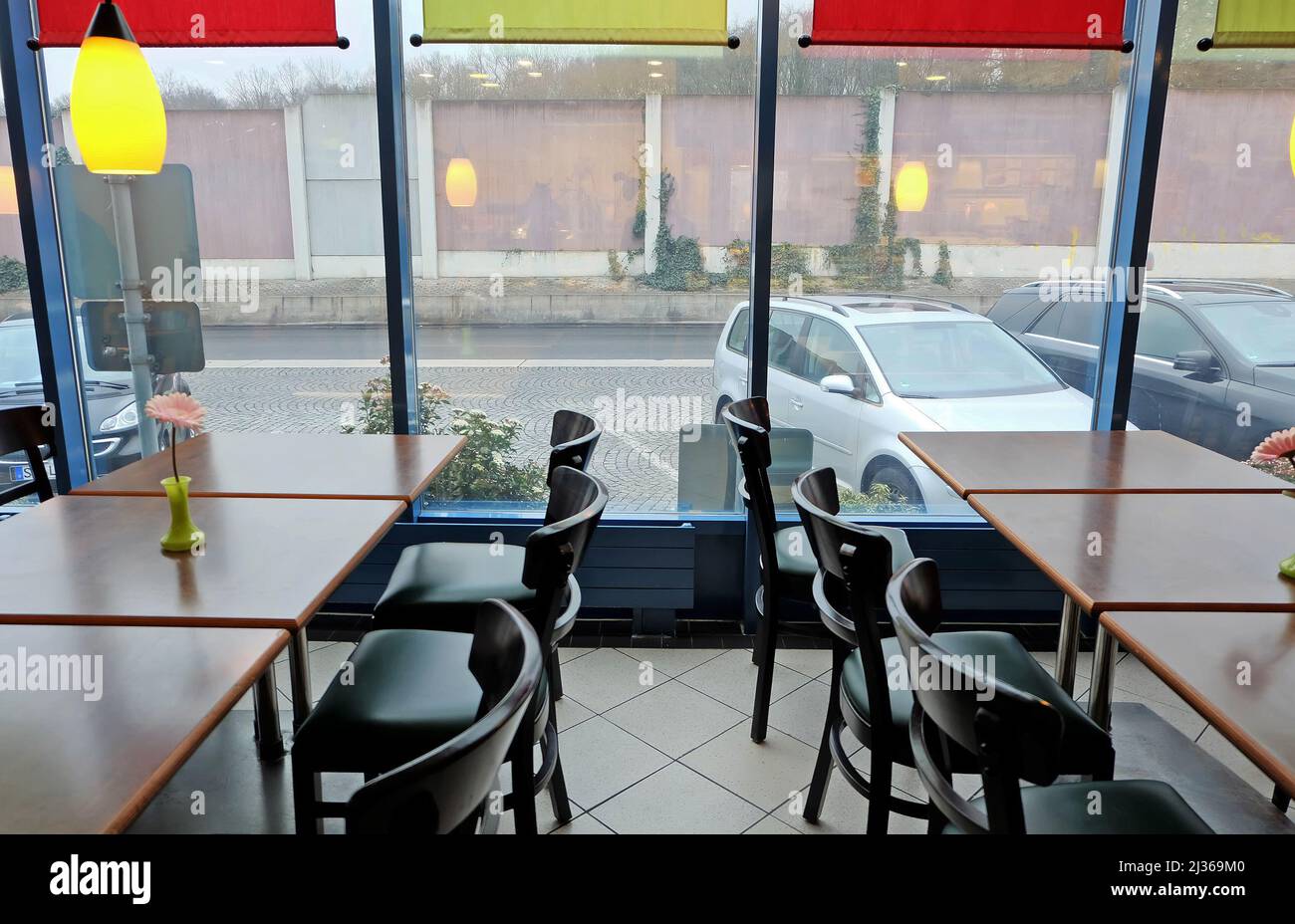 Interior design and decoration of indoor lounge decorated with wooden ...