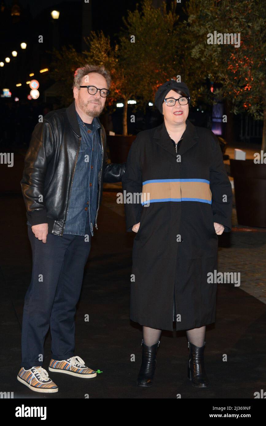 Rome, Italy. 05th Apr, 2022. Corrado Nuzzo and Maria Di Biase, Comic ...