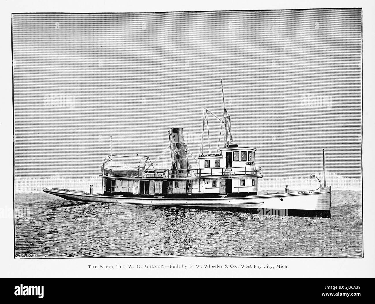 The Steel Tug W. G. Wilmot Built by F. W. Wheeler and Co. West Bay City ...