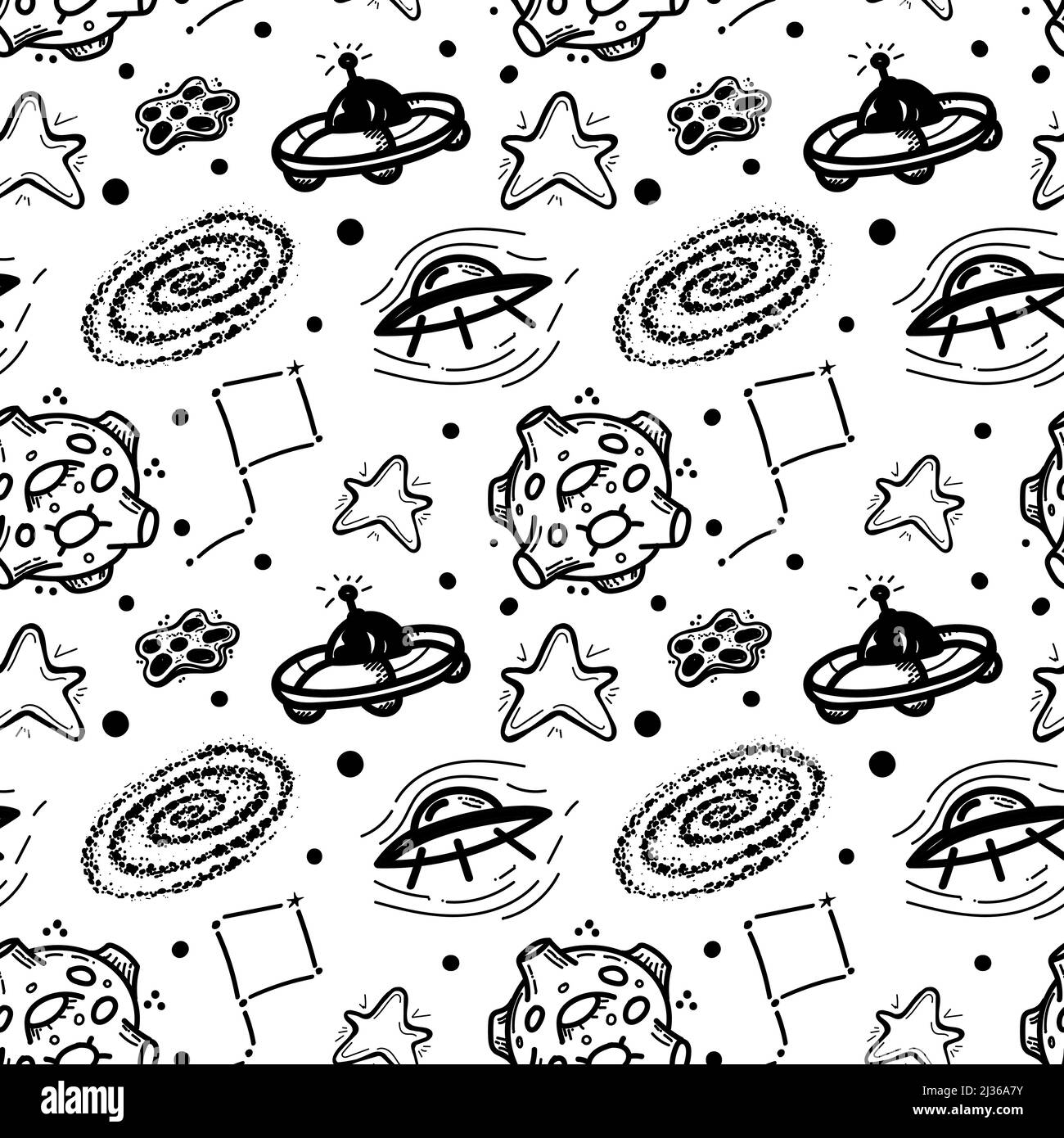 Solar system planets in space Black and White Stock Photos & Images - Alamy