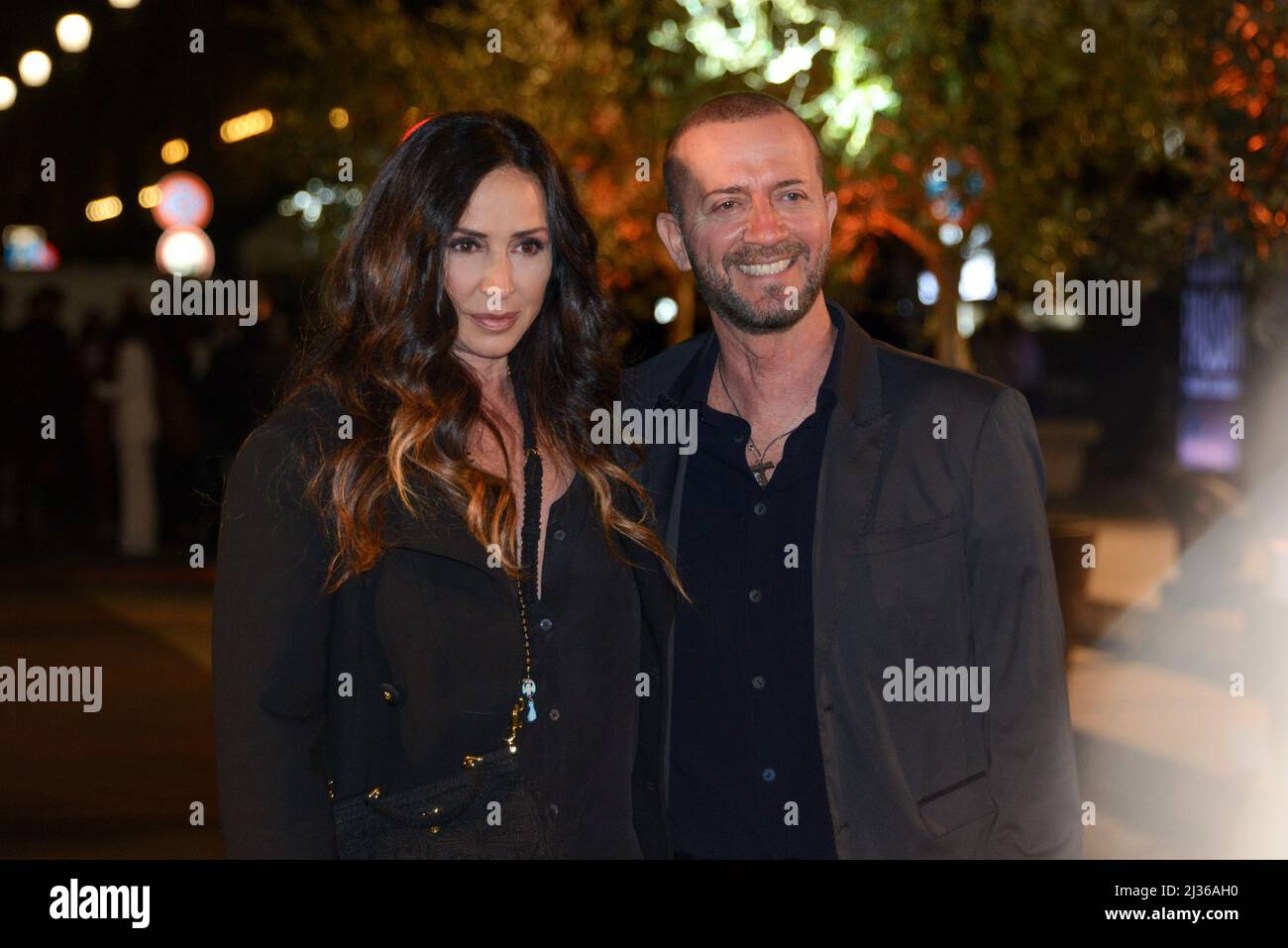 Rome, Italy. 05th Apr, 2022. Gabriella Labate and Raf during ...