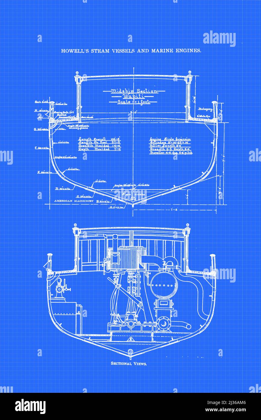 19th century steam engine cross section hi-res stock photography and ...