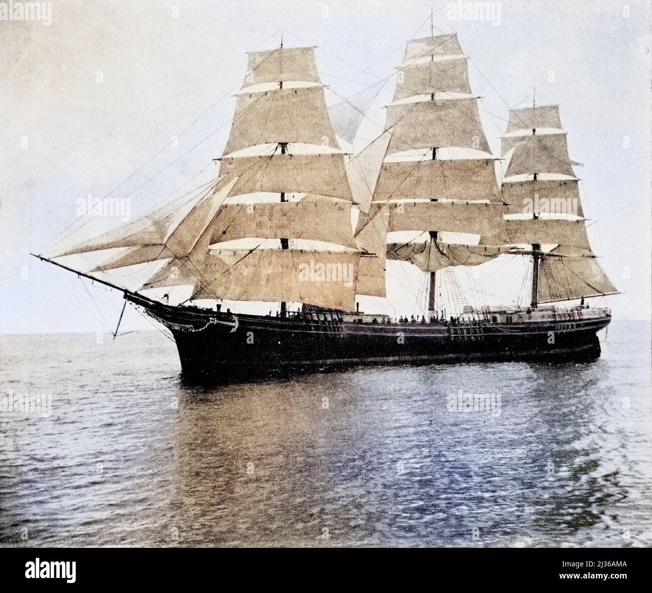 The Granite State A typical American Wooden Sailing Ship from the book ...