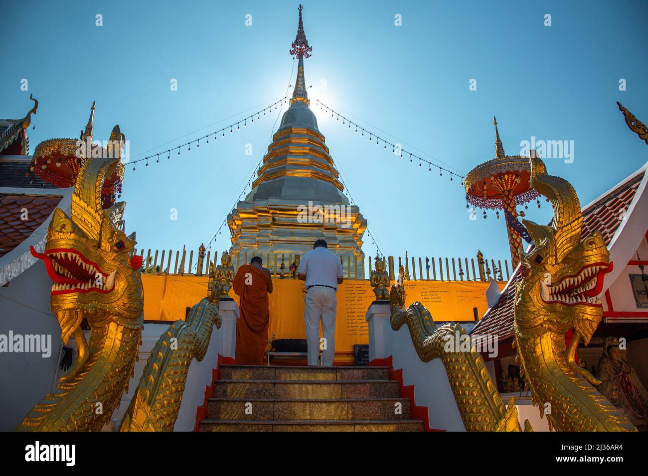 Wat phrathat doi kham temple hi-res stock photography and images - Alamy