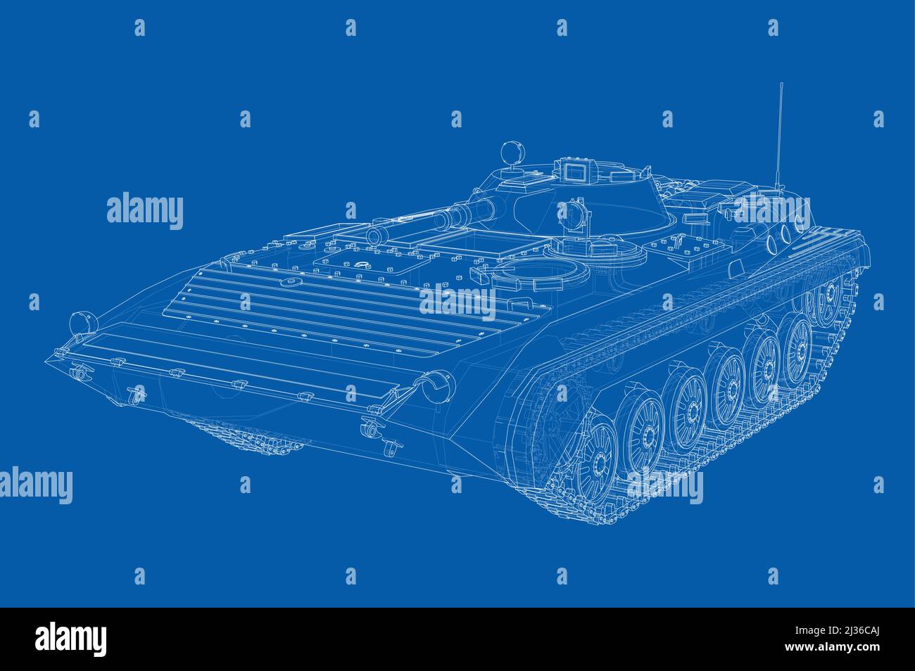 Infantry fighting vehicle. Vector Stock Vector Image & Art - Alamy