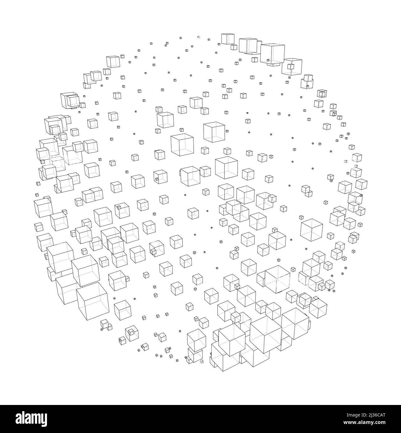 Vector abstract sphere background Stock Vector Image & Art - Alamy