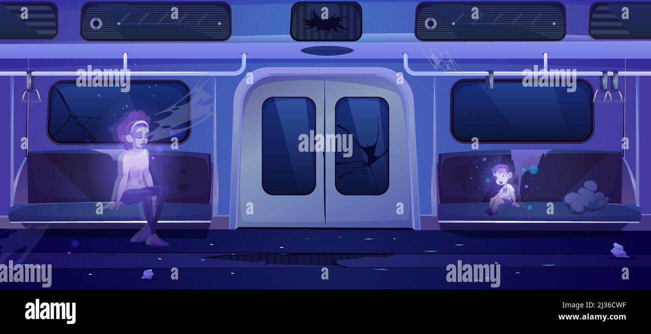 Abandoned subway Stock Vector Images - Alamy