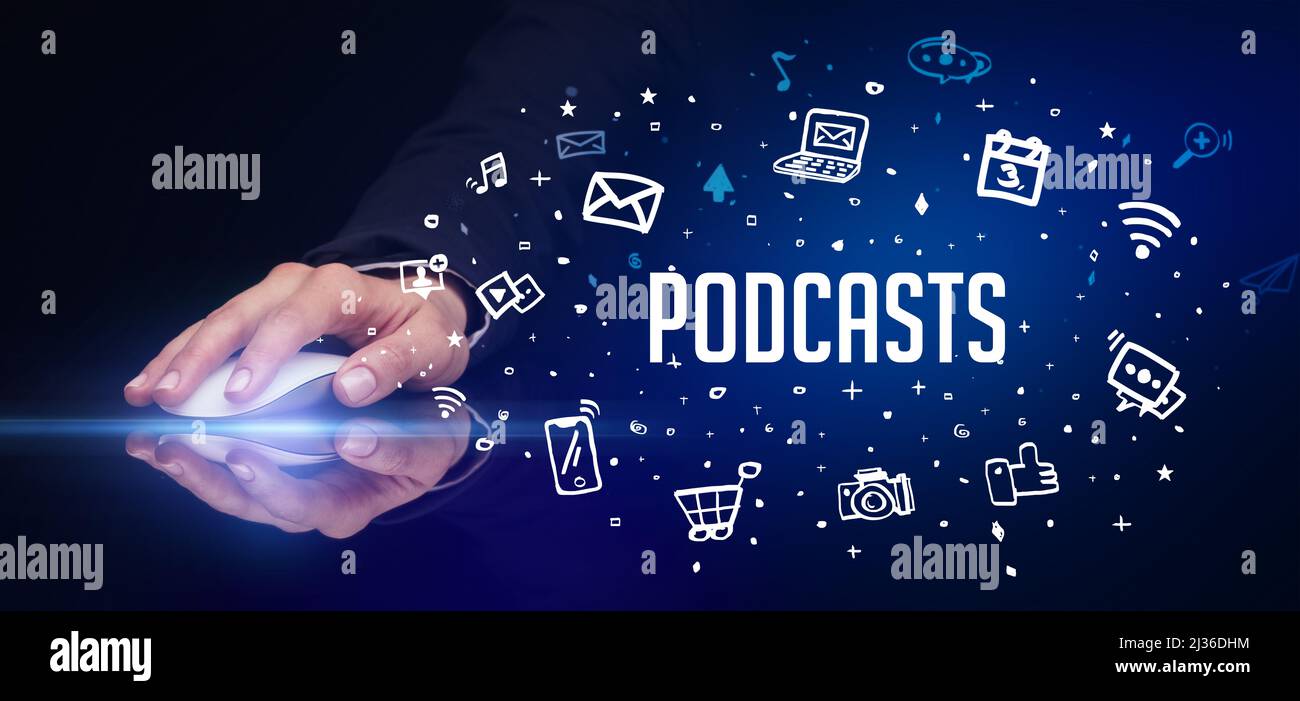 hand holding wireless peripheral concept Stock Photo - Alamy