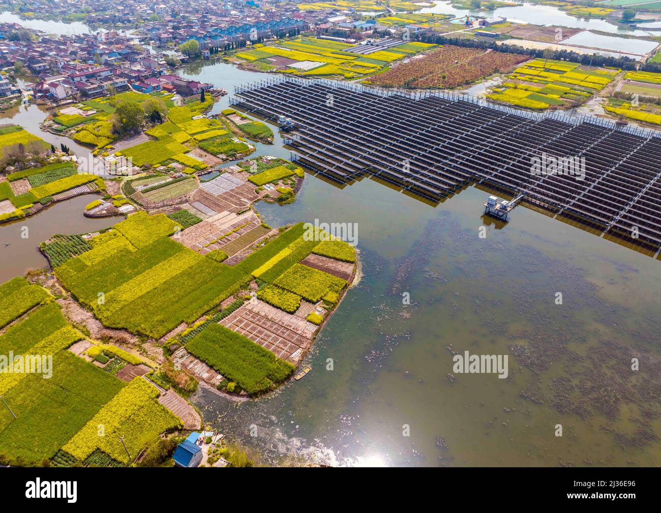 TAIZHOU, CHINA - APRIL 6, 2022 - Aerial photo taken on April 6, 2022 ...